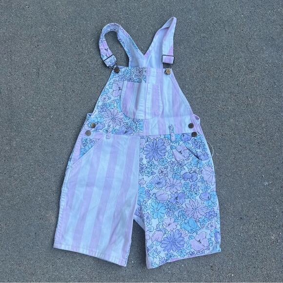 Vintage | Bottoms | Vintage 8s 90s Camp Beverly Hills Pastel Stripe ...